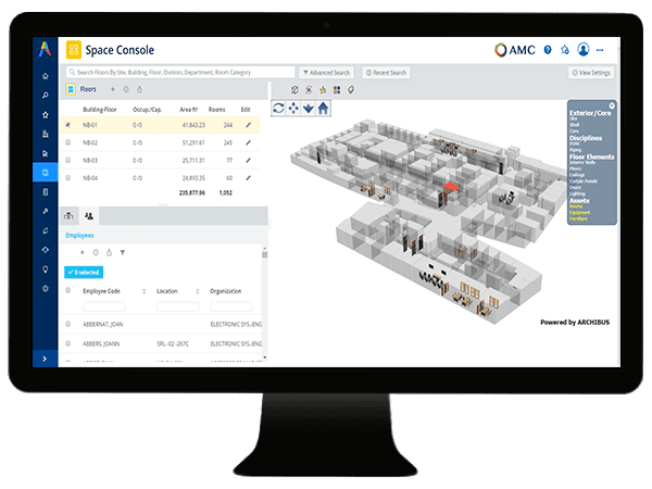Archibus Web Central 3D Navigator | The Building People